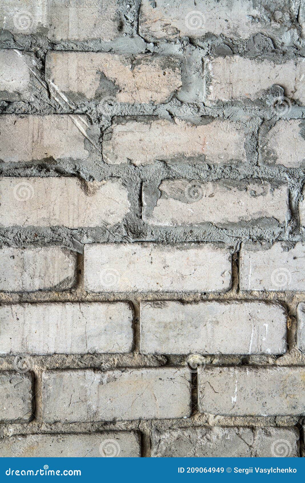 The Wall is Made of Gray Sand-lime Bricks. Stock Image - Image of rock ...