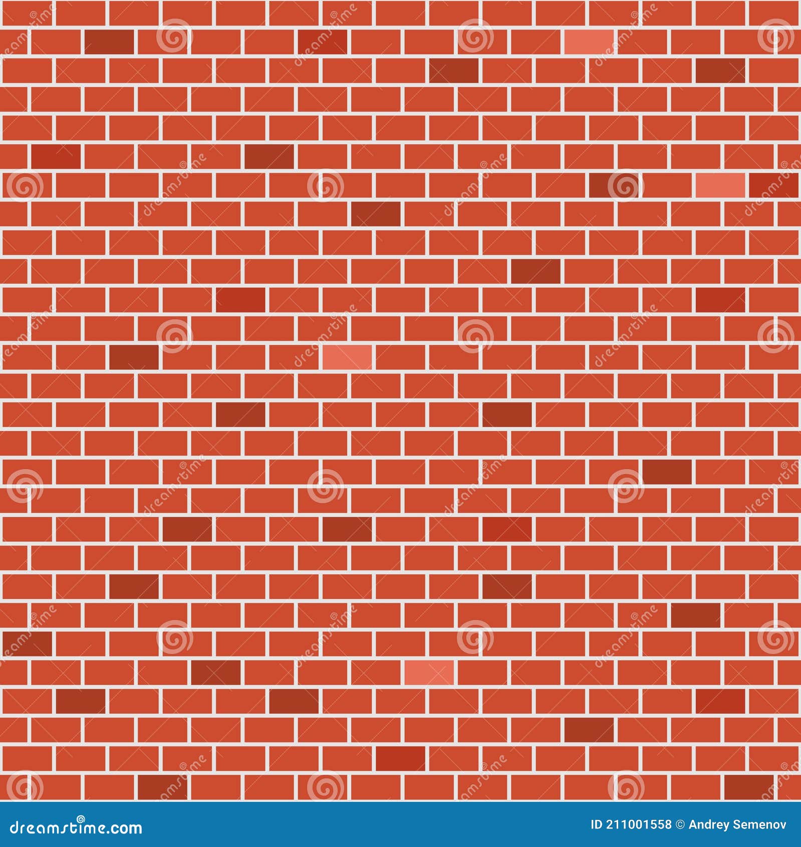 Brick Wall Texture. Red Brick Pattern. Design Element. Realistic Stone ...
