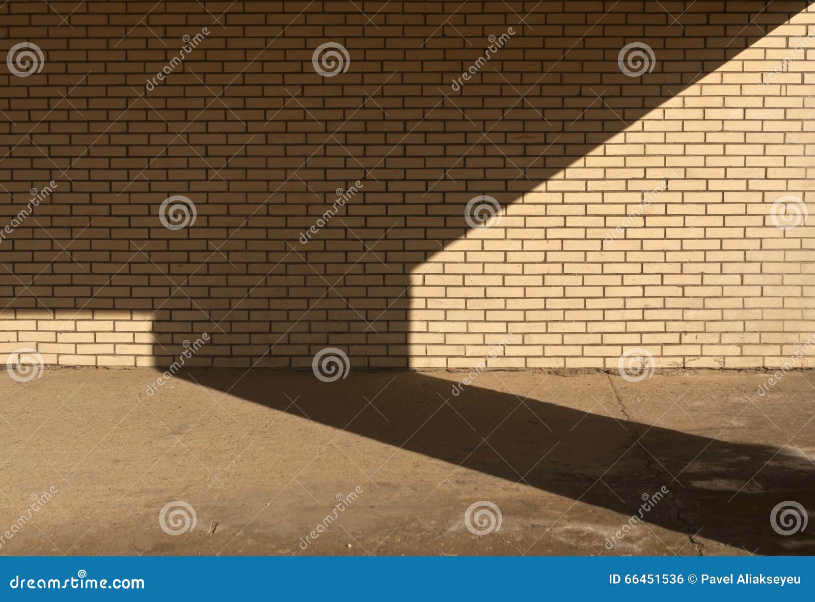 Brick Wall Texture and Shadow. Stock Photo - Image of architecture ...