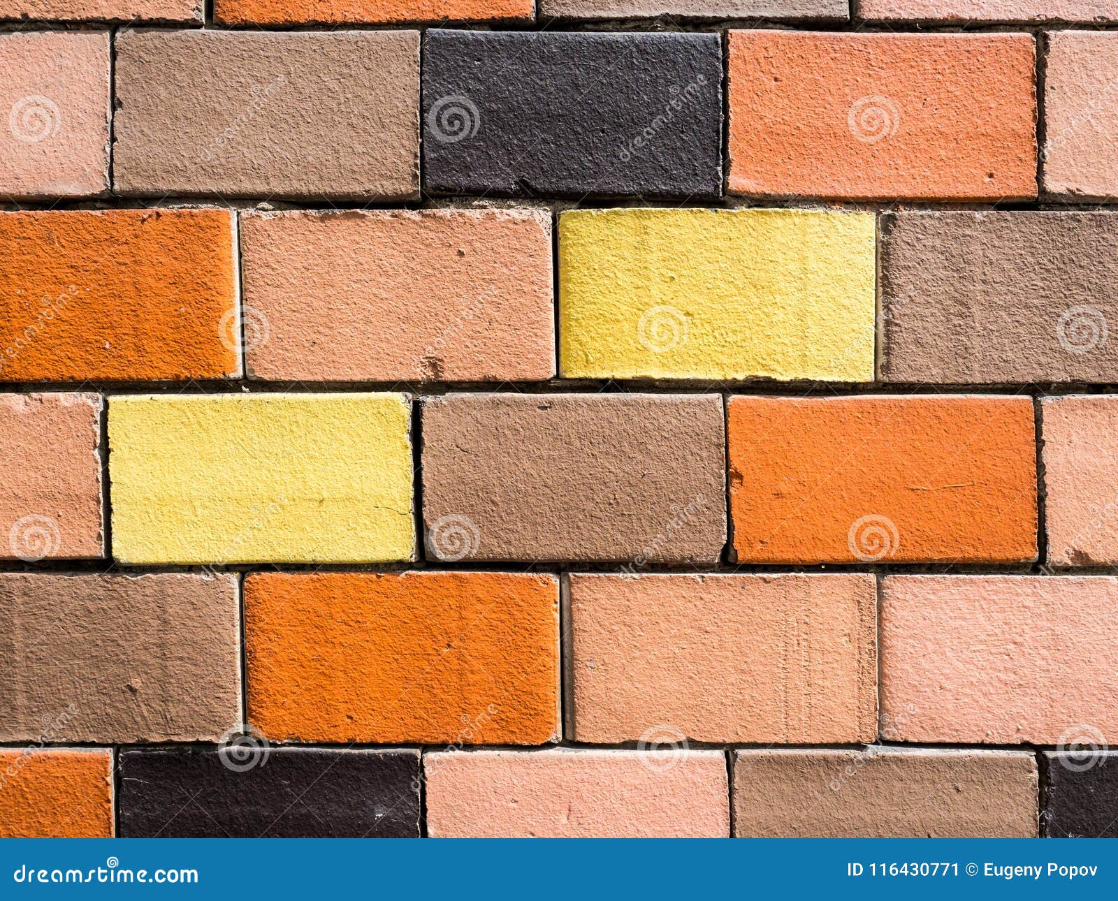 Brick Walls of Different Colors Stock Image - Image of antique, stone ...