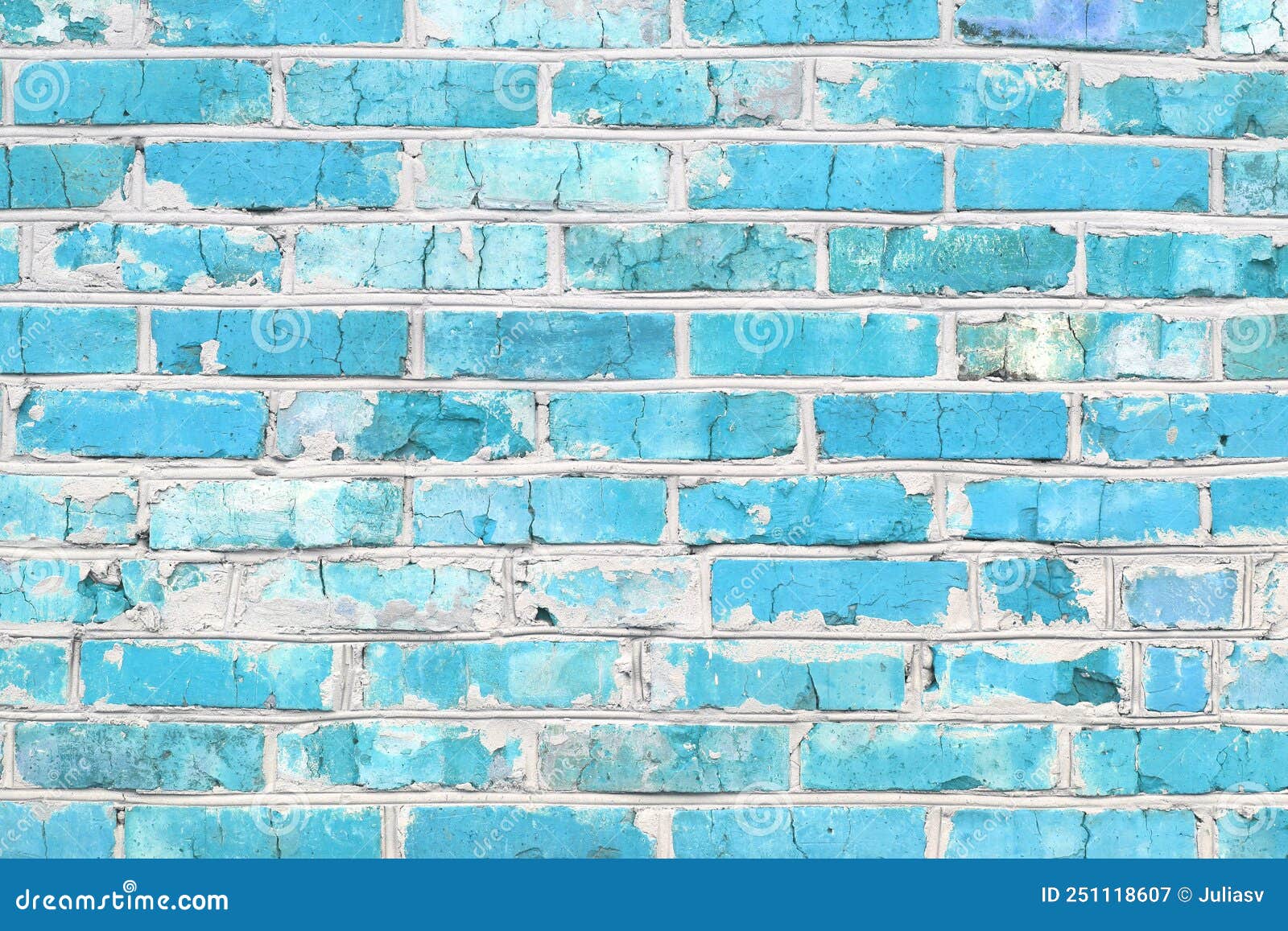 Brick Wall with Unusual Blue Bricks Made of Whole Blue Bricks and ...