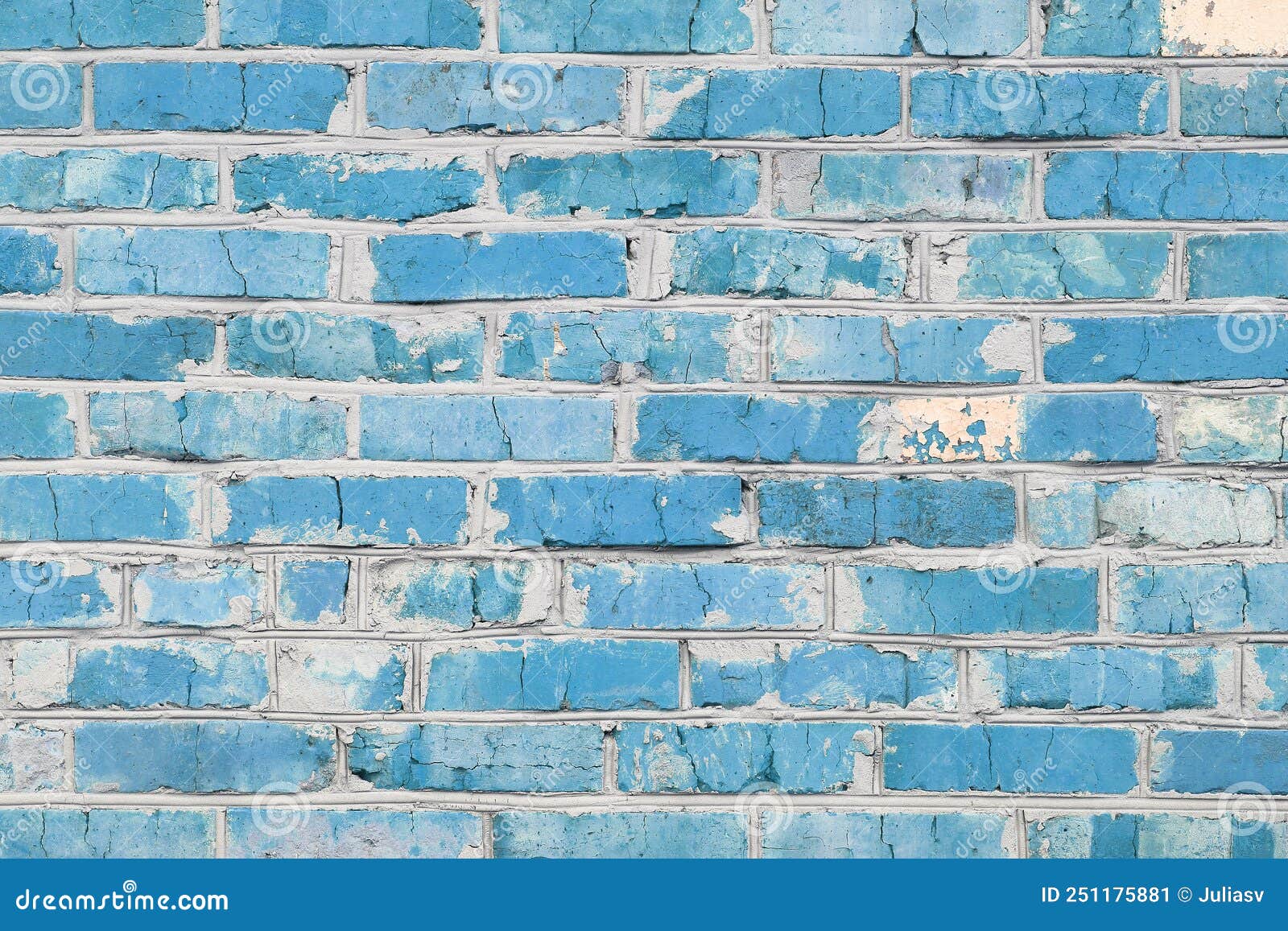 Brick Wall with Unusual Blue Bricks Made of Whole Blue Bricks and ...