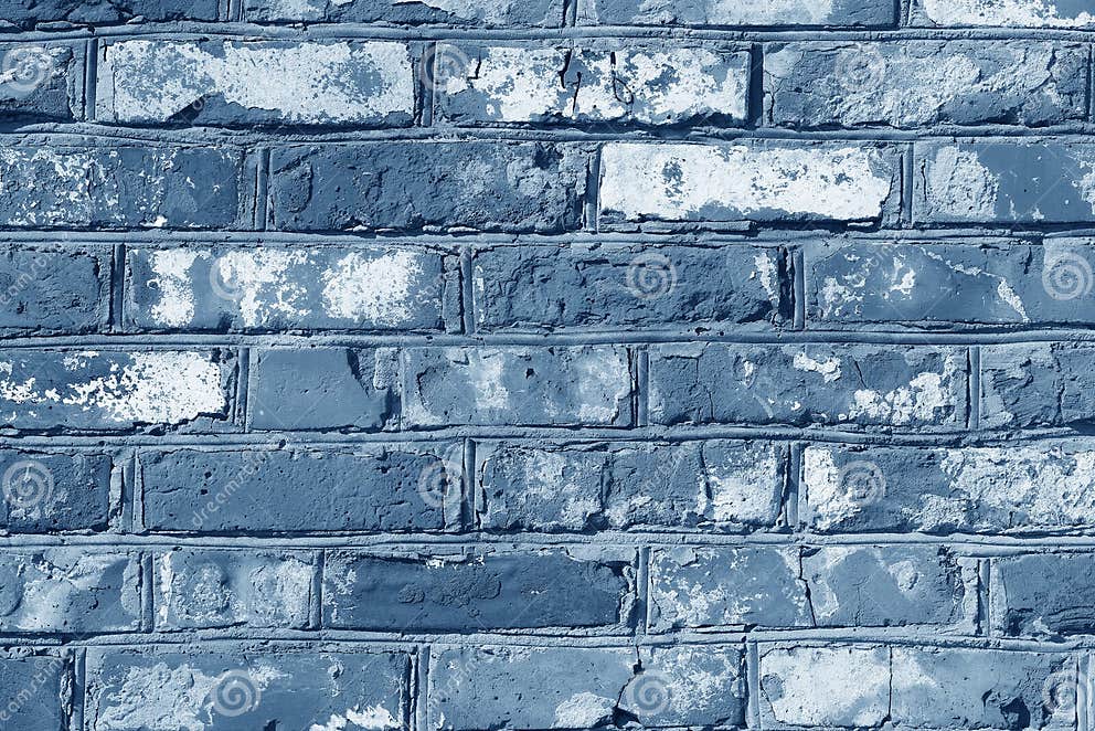 Brick Wall with Unusual Blue Bricks Stock Photo - Image of bricks, blue ...