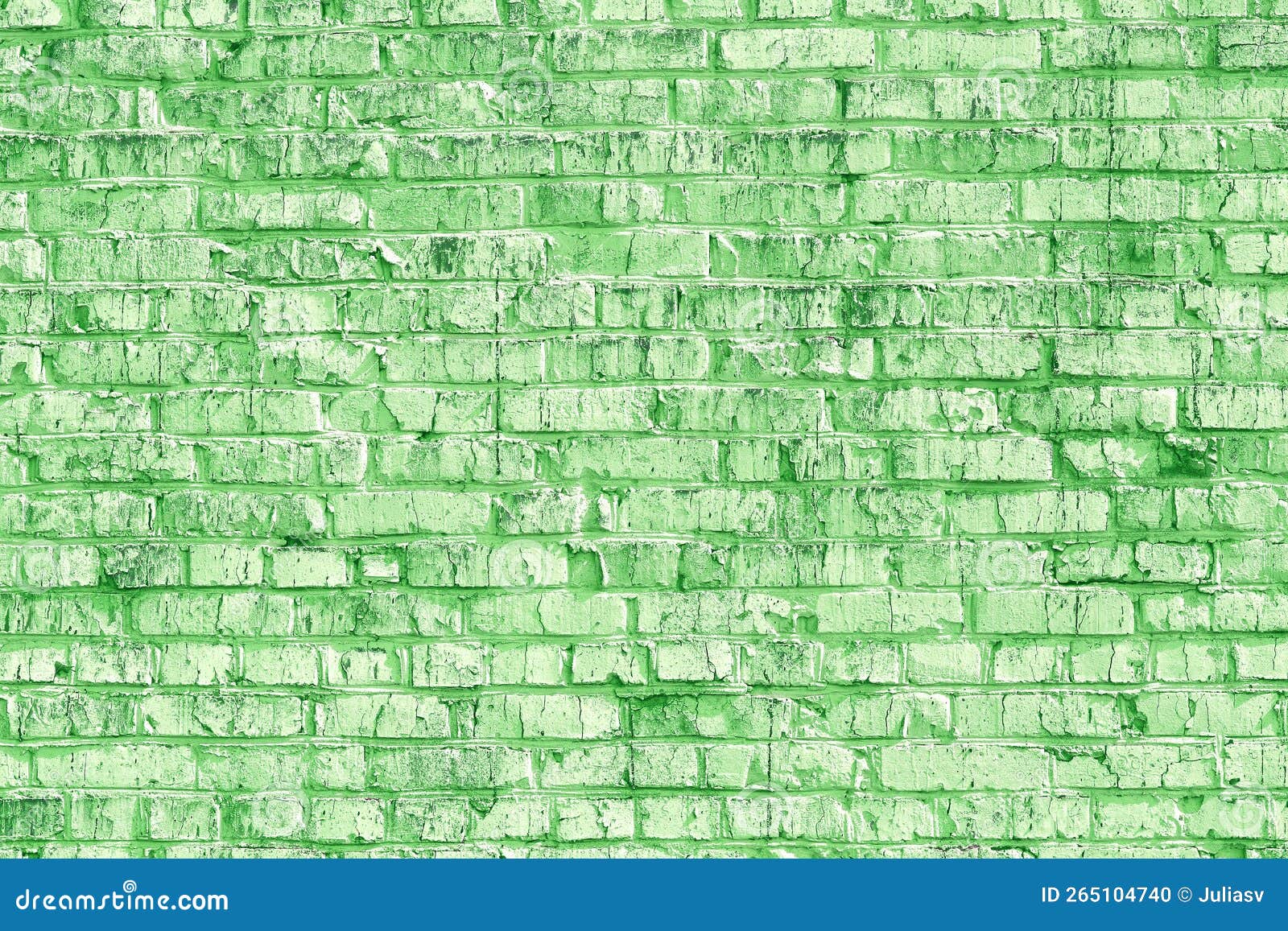 Brick Wall with Unusual Green Bricks Stock Photo - Image of mosaic ...