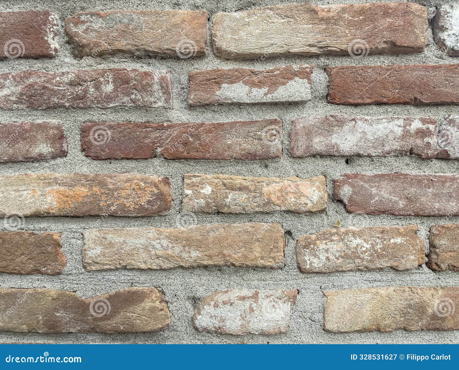 Rustic Brick Wall stock image. Image of brickwork, white - 328531627