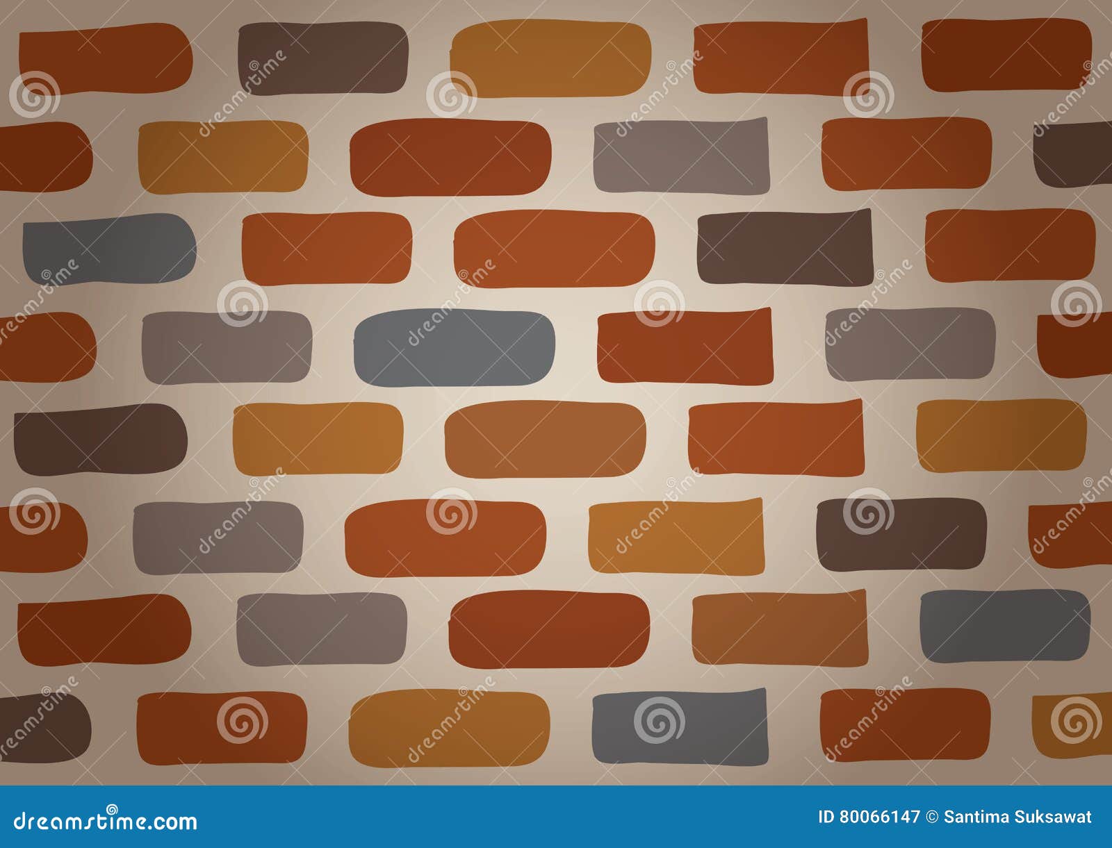 Brick wall vector stock vector. Illustration of architecture - 80066147
