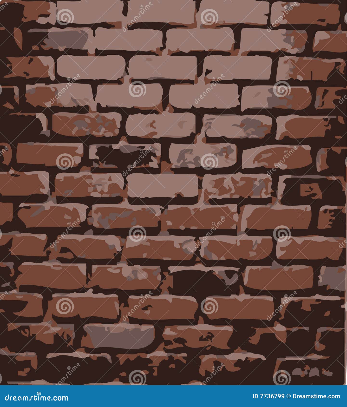 Brick Wall. Vector Illustration Stock Vector - Illustration of ...