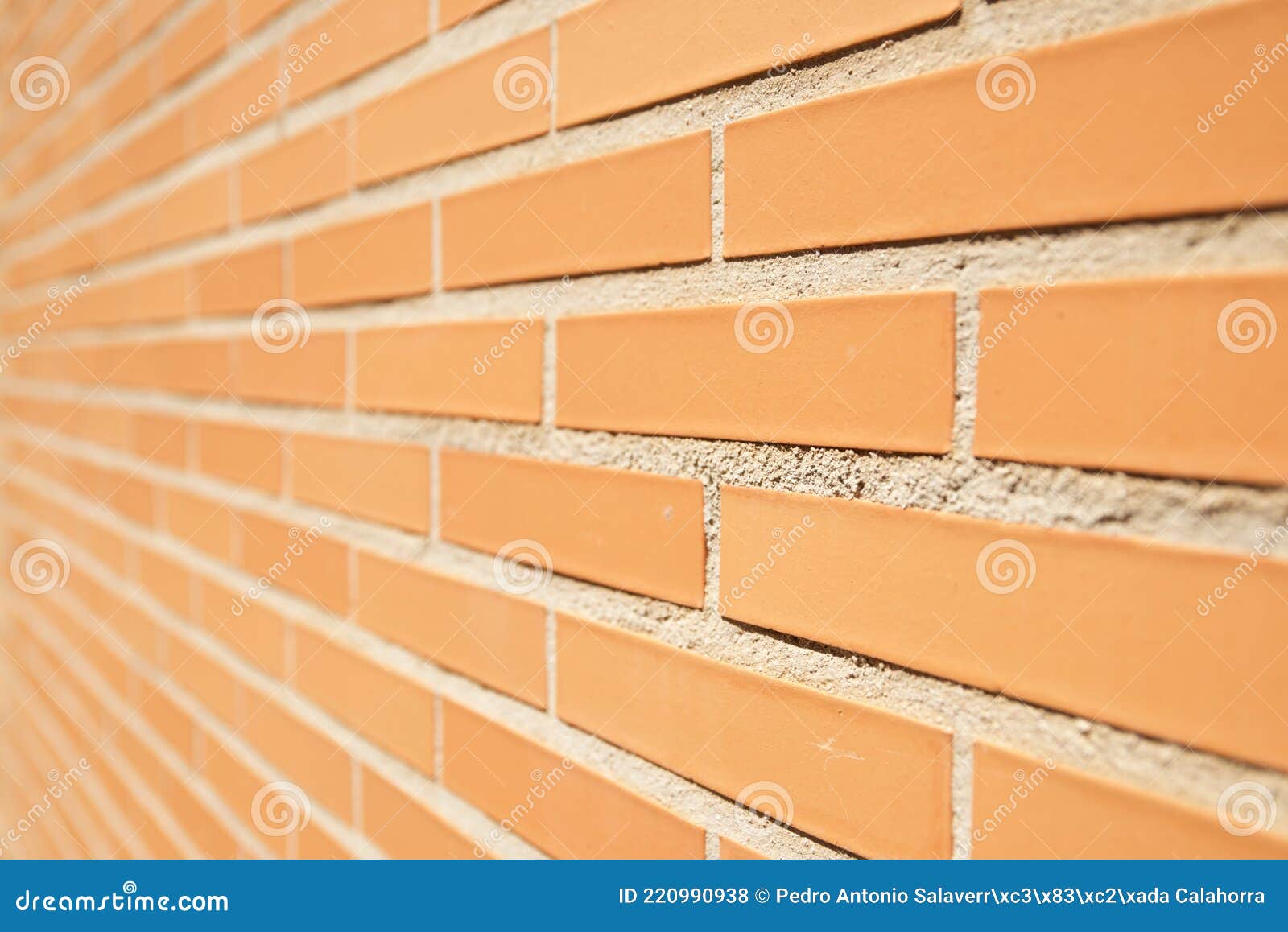 Brick wall view stock photo. Image of floor, backgrounds - 220990938