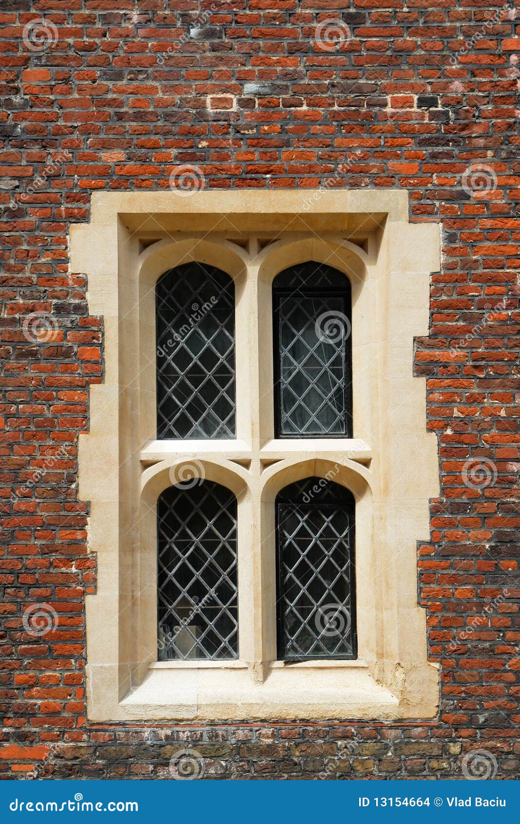 Brick wall with window stock photo. Image of stone, wall - 13154664