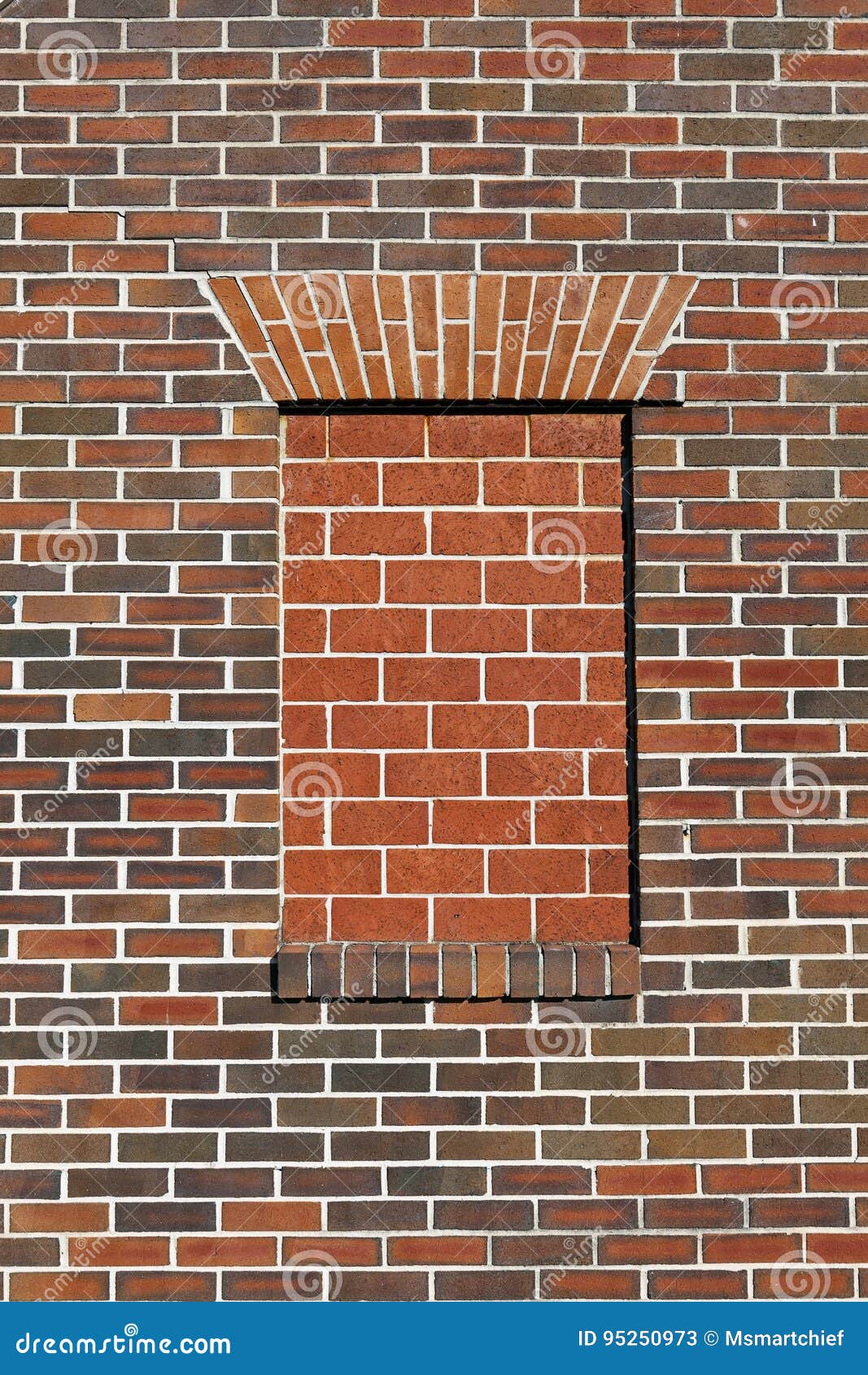 Brick Wall Window stock image. Image of brickwork, detail - 95250973