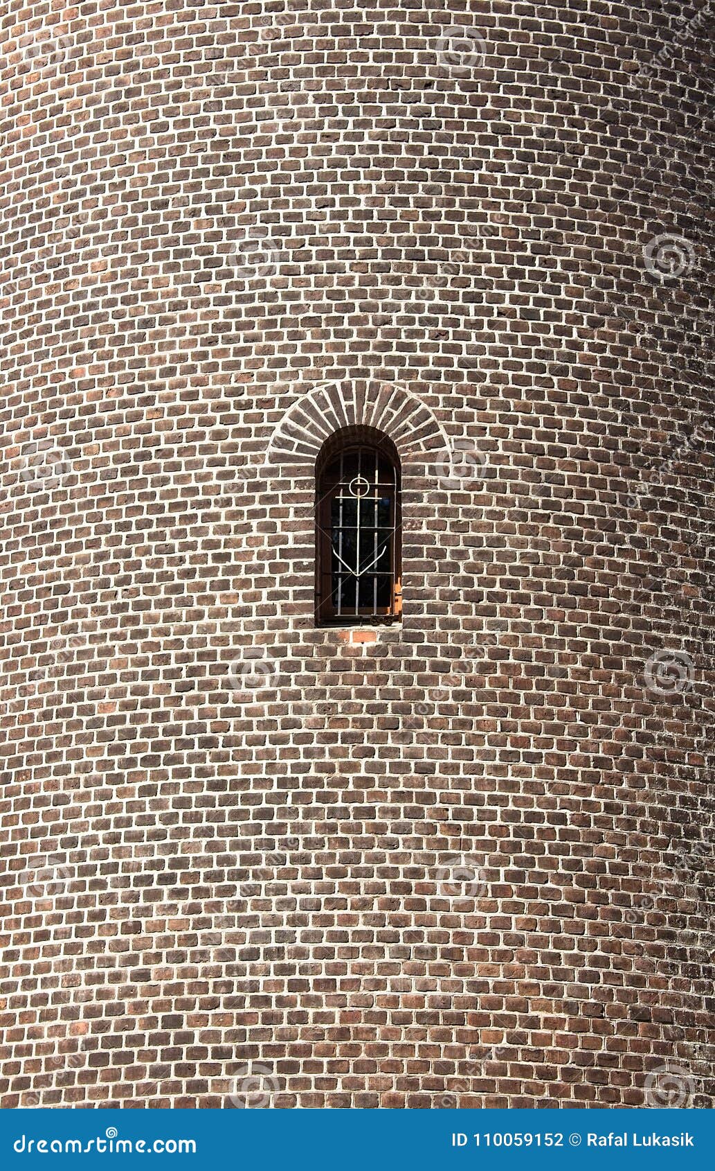 Brick Wall with the Window. Stock Photo - Image of close, architecture ...