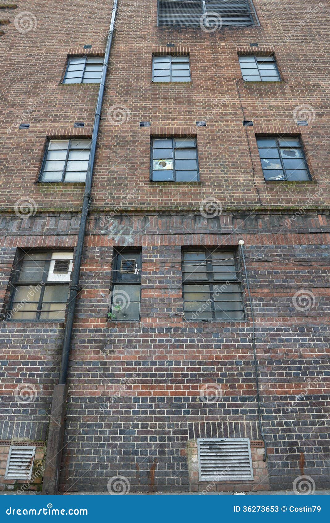 Brick wall windows stock image. Image of home, windows - 36273653