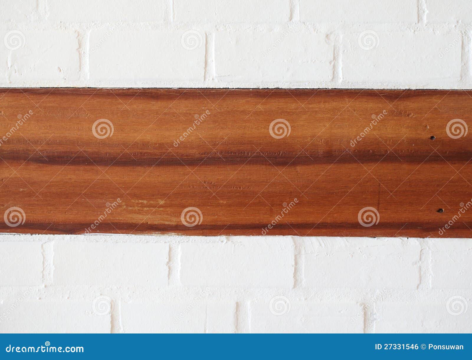 Brick Wall with Wood Texture Stock Photo - Image of construction ...