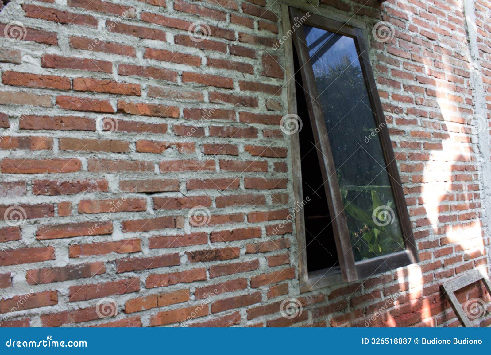 Brick walls and windows stock image. Image of wall, building - 326518087