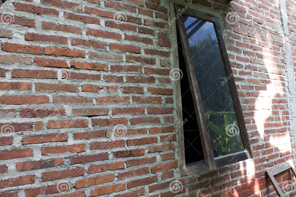 Brick walls and windows stock image. Image of wall, building - 326518087
