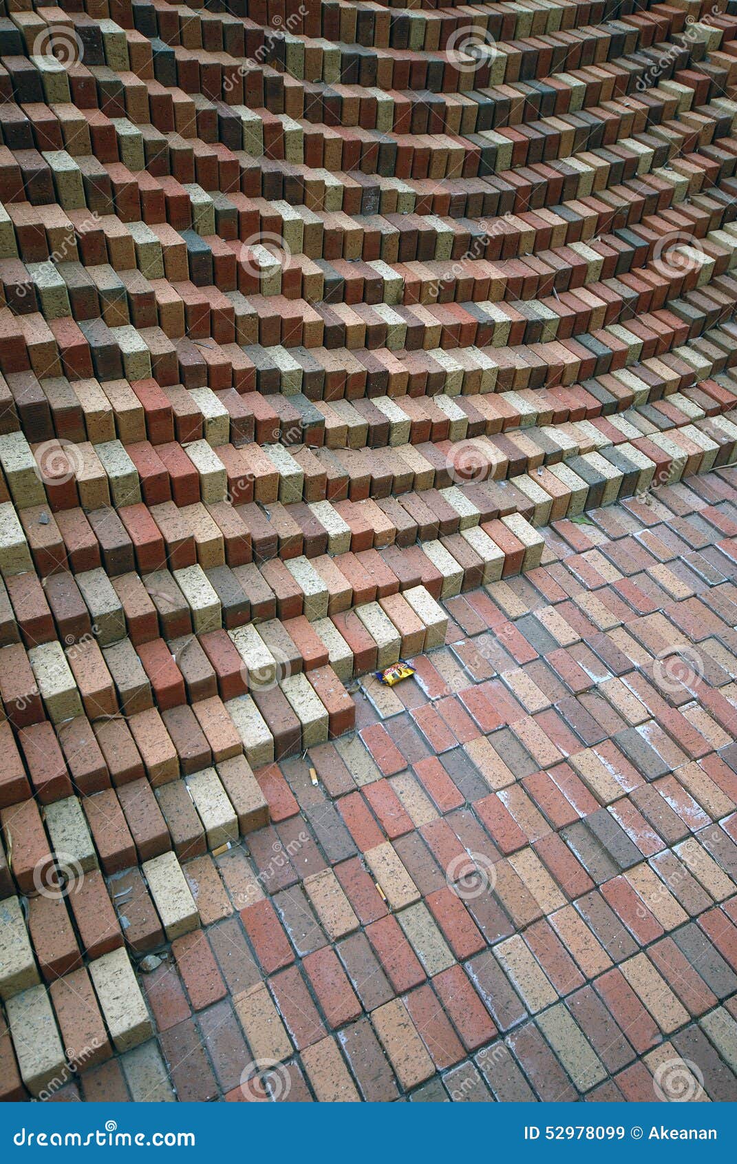 Brick wave stock image. Image of craftsmanship, workmanship - 52978099