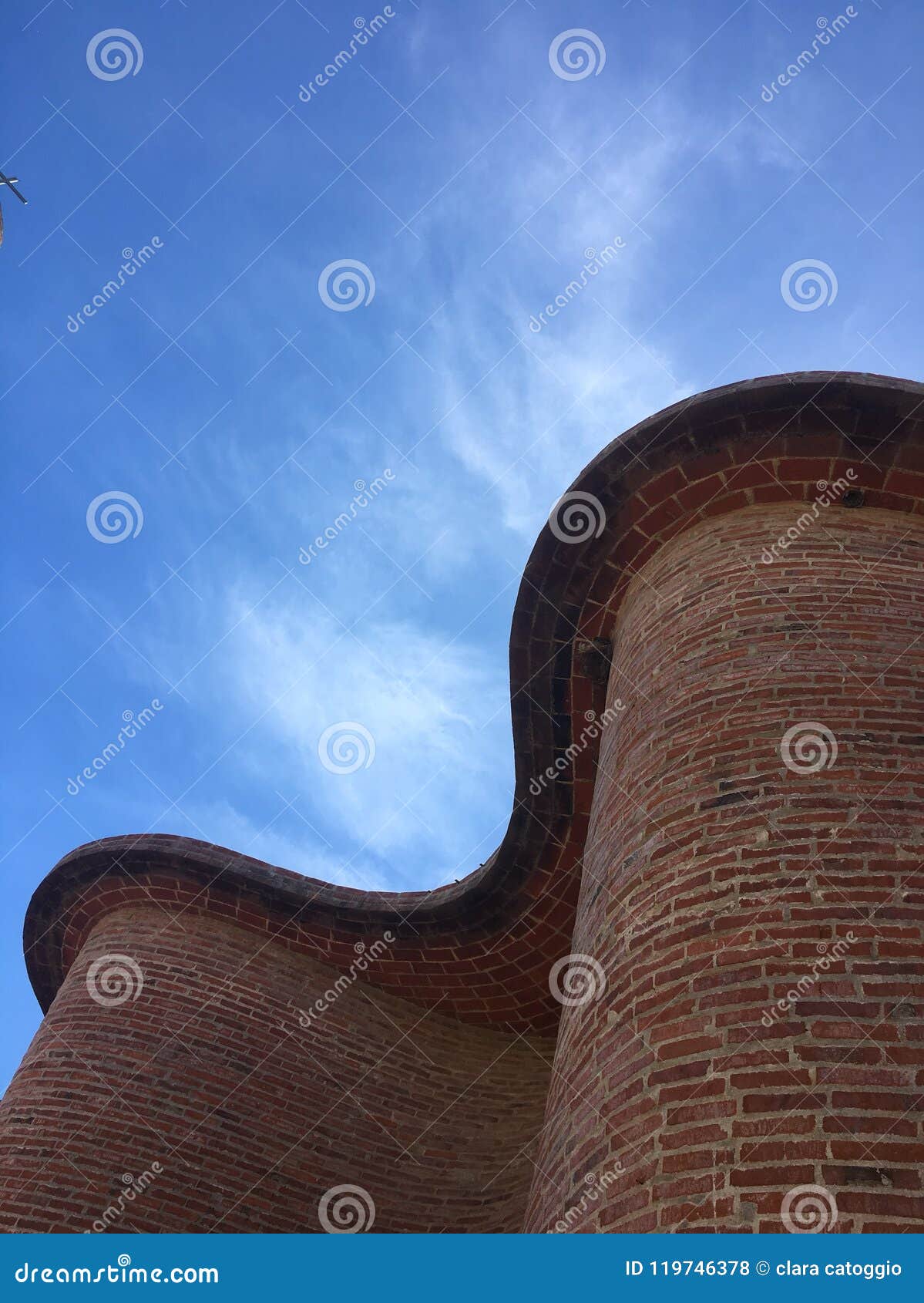 Brick wave stock photo. Image of eladio, wave, uruguay - 119746378