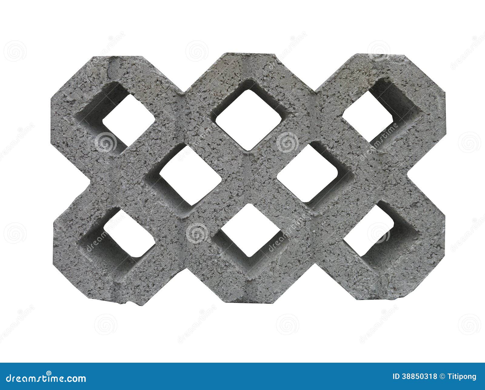 Brick on a White Background. Stock Photo - Image of collection, group ...