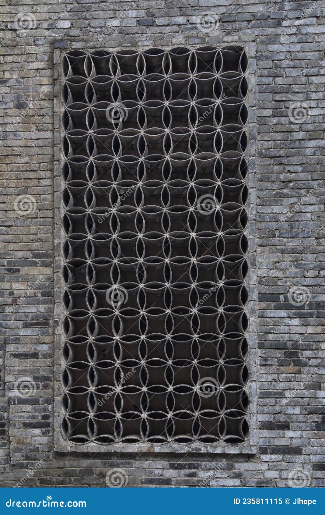 Brick windows stock image. Image of window, architecture - 235811115
