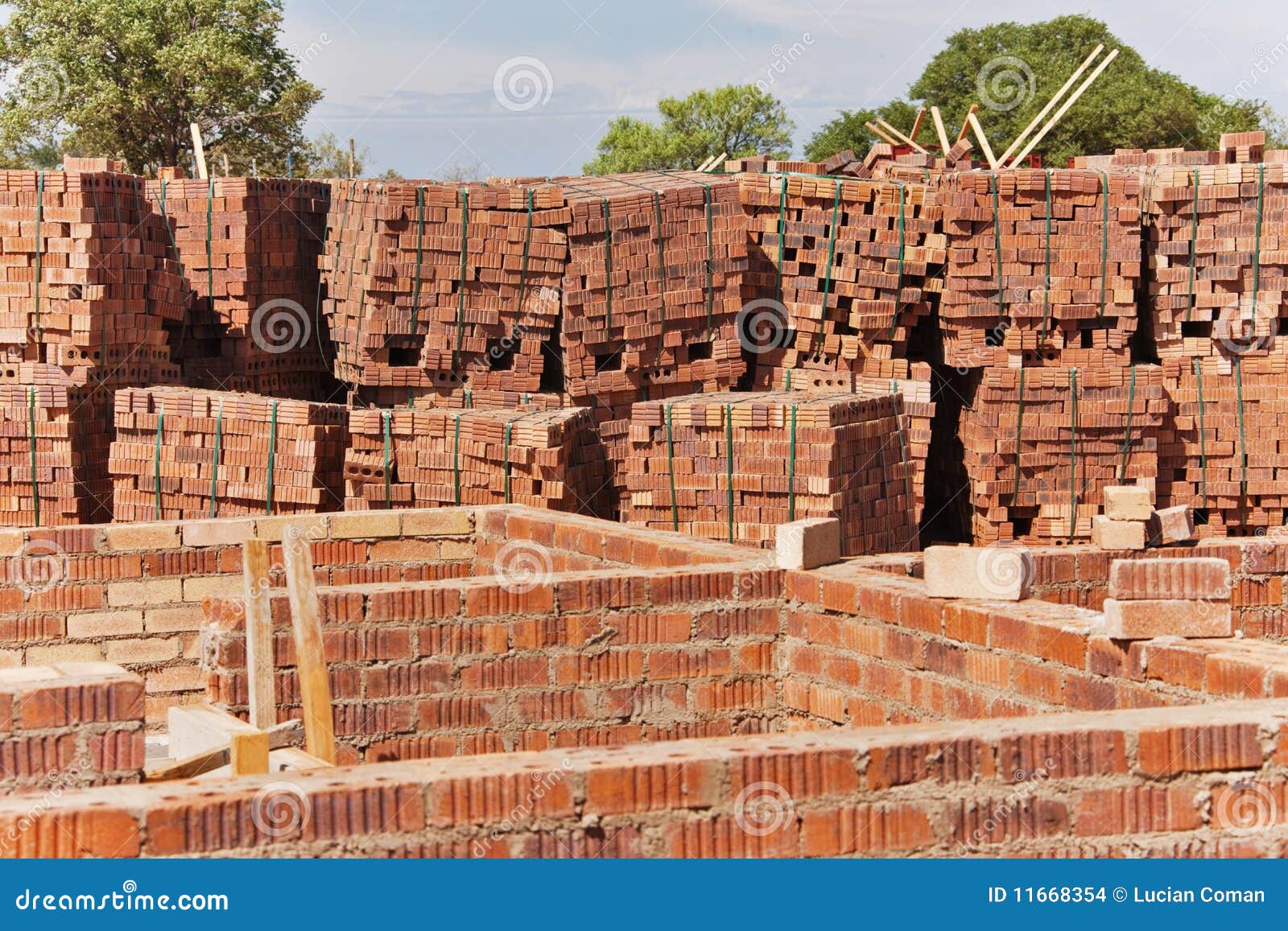 Brick work stock photo. Image of brickwall, rough, brickwork - 11668354