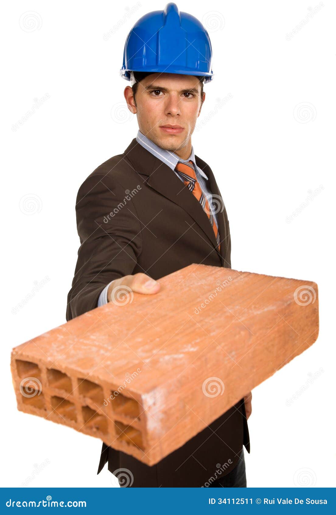 Brick stock image. Image of concept, metaphor, person - 34112511