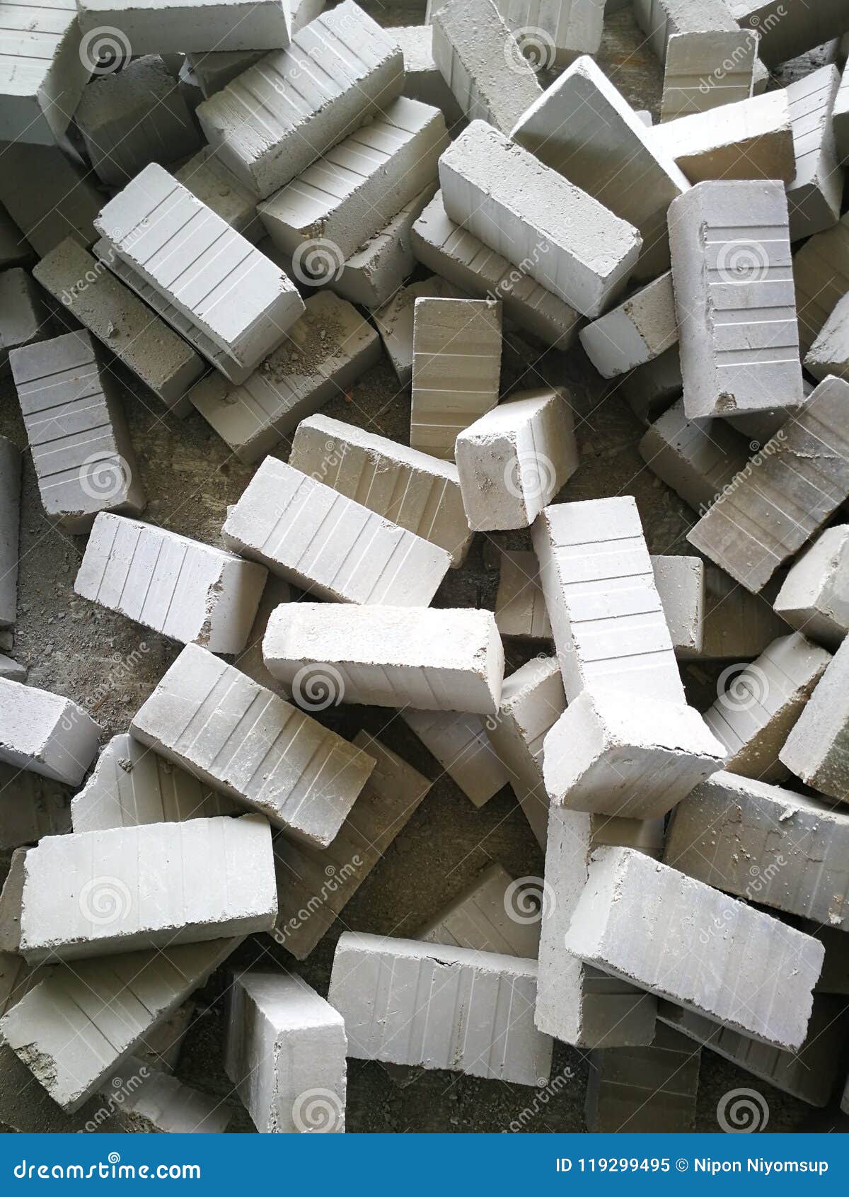 Brickbat stock image. Image of lump, grey, brick, brickbat - 119299495