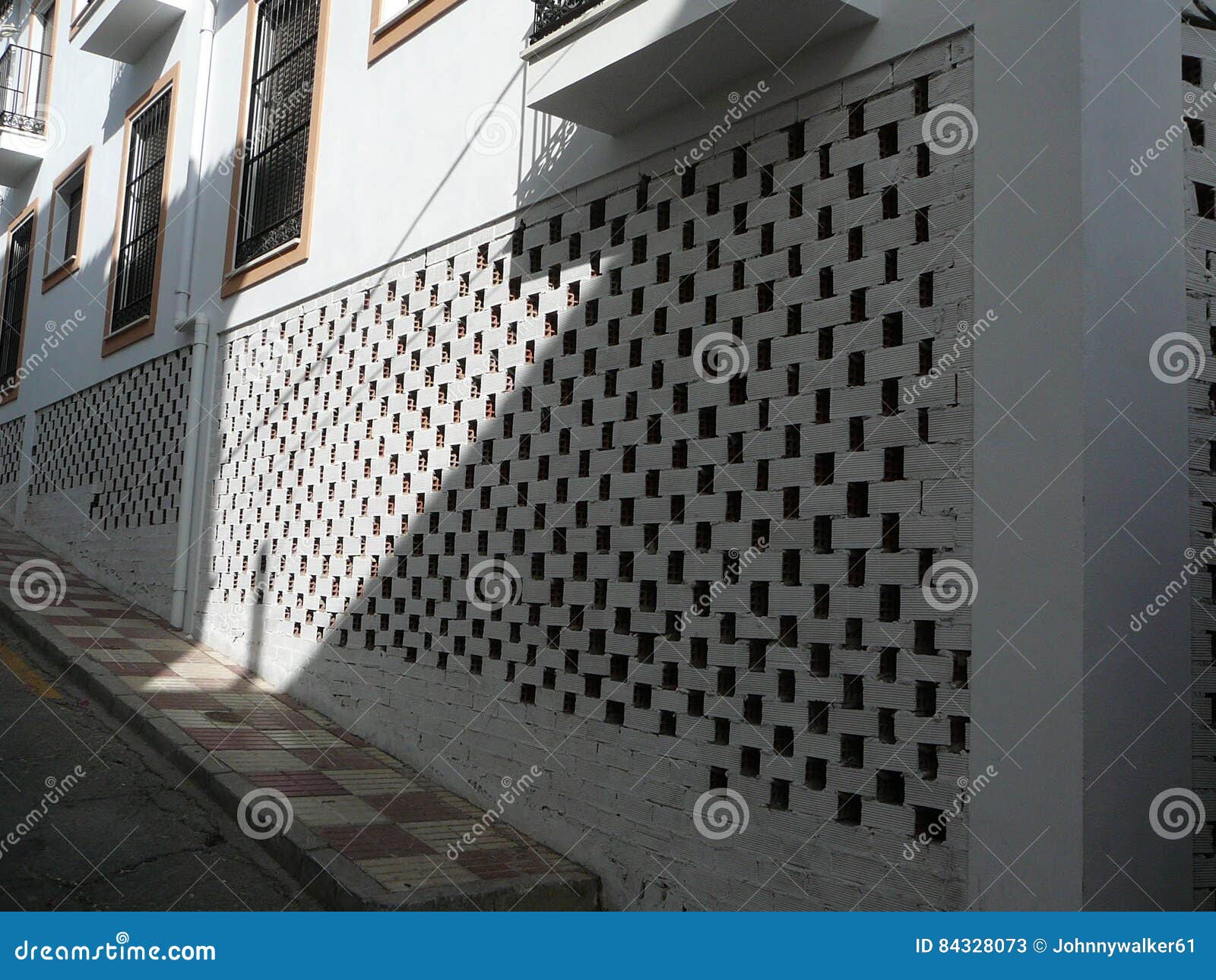 Bricked up wall stock image. Image of white, wall, constructed - 84328073