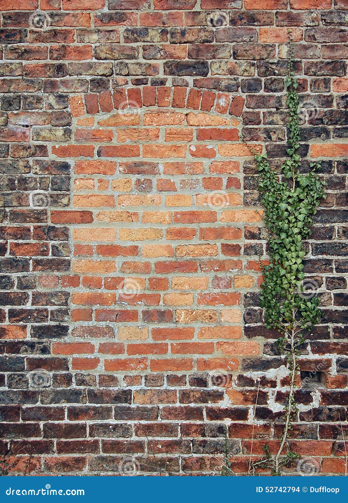 Bricked up Window stock photo. Image of pattern, gritty - 52742794