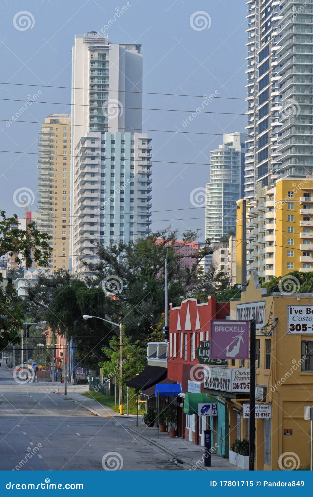 Brickell Area Downtown Miami Editorial Image - Image of purpose ...