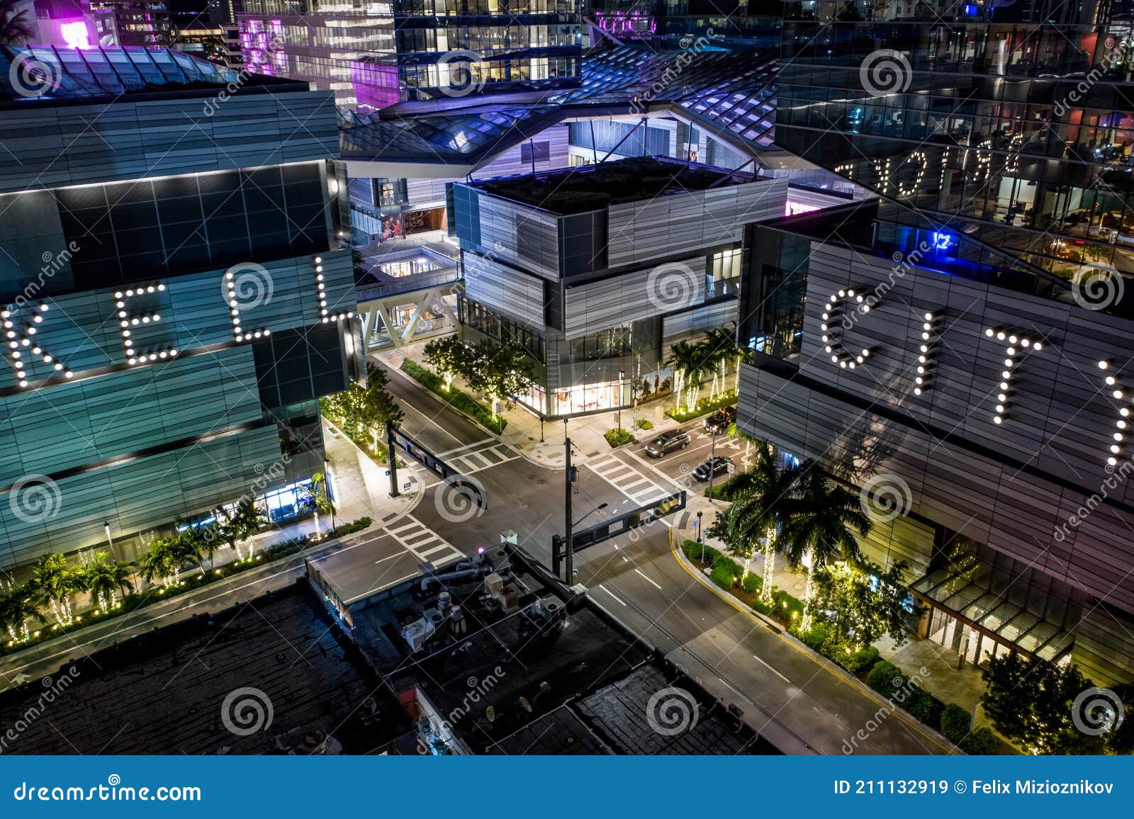 Brickell City Centre Miami FL USA Night Photo Editorial Stock Image ... Brickell City Centre Miami FL USA Night Photo Editorial Stock Image ...