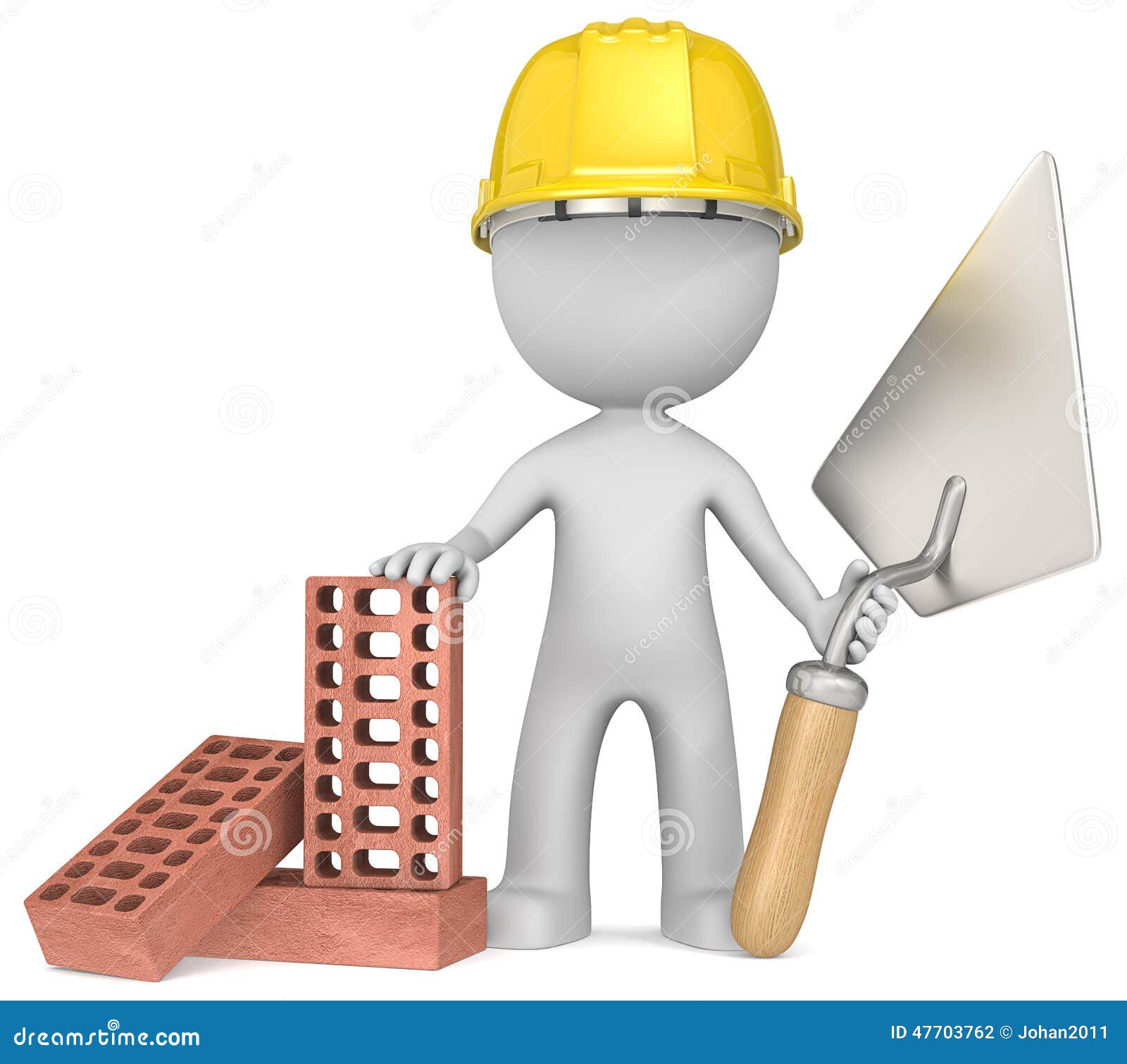 The Bricklayer. stock illustration. Illustration of build - 47703762 The Bricklayer. stock illustration. Illustration of build - 47703762