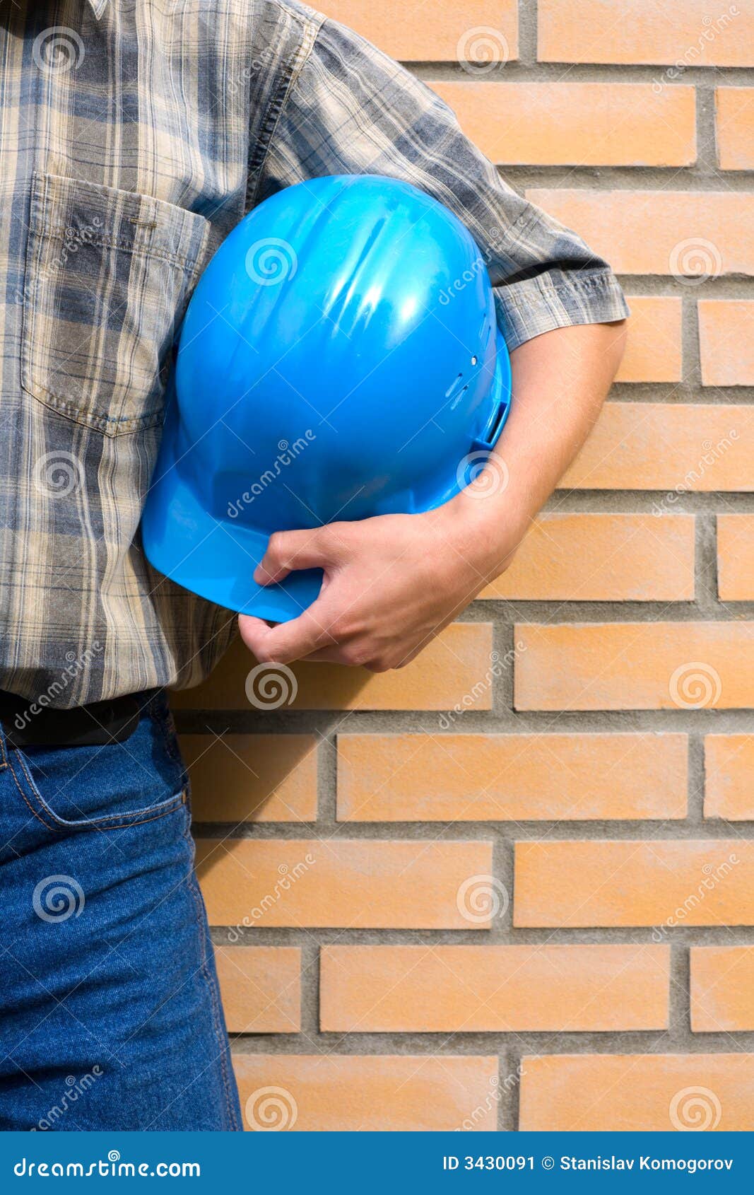 Bricklayer Mason Laying Chimney Bricks On House Royalty-Free Stock ...
