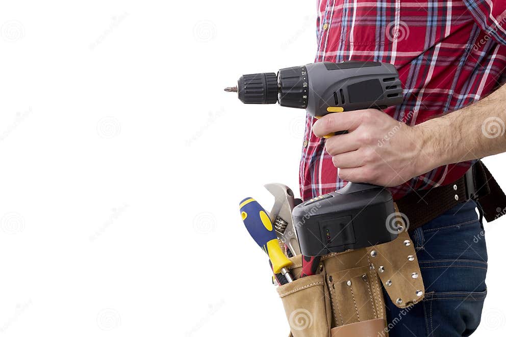 Bricklayer Tools and Helmet Stock Image - Image of plumber, professions ...