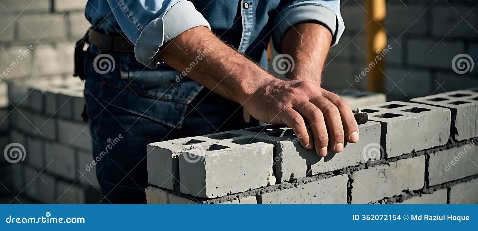 Male Bricklayers Wearing Uniforms Silhouette Set Vector On A White ...