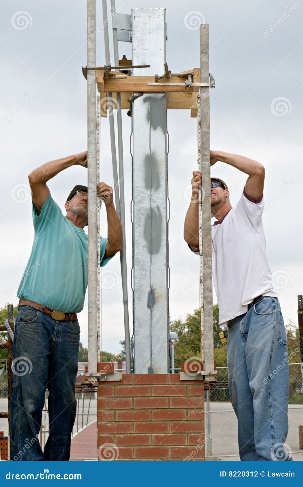 Bricklayers Measuring stock photo. Image of courses, clamps - 8220312