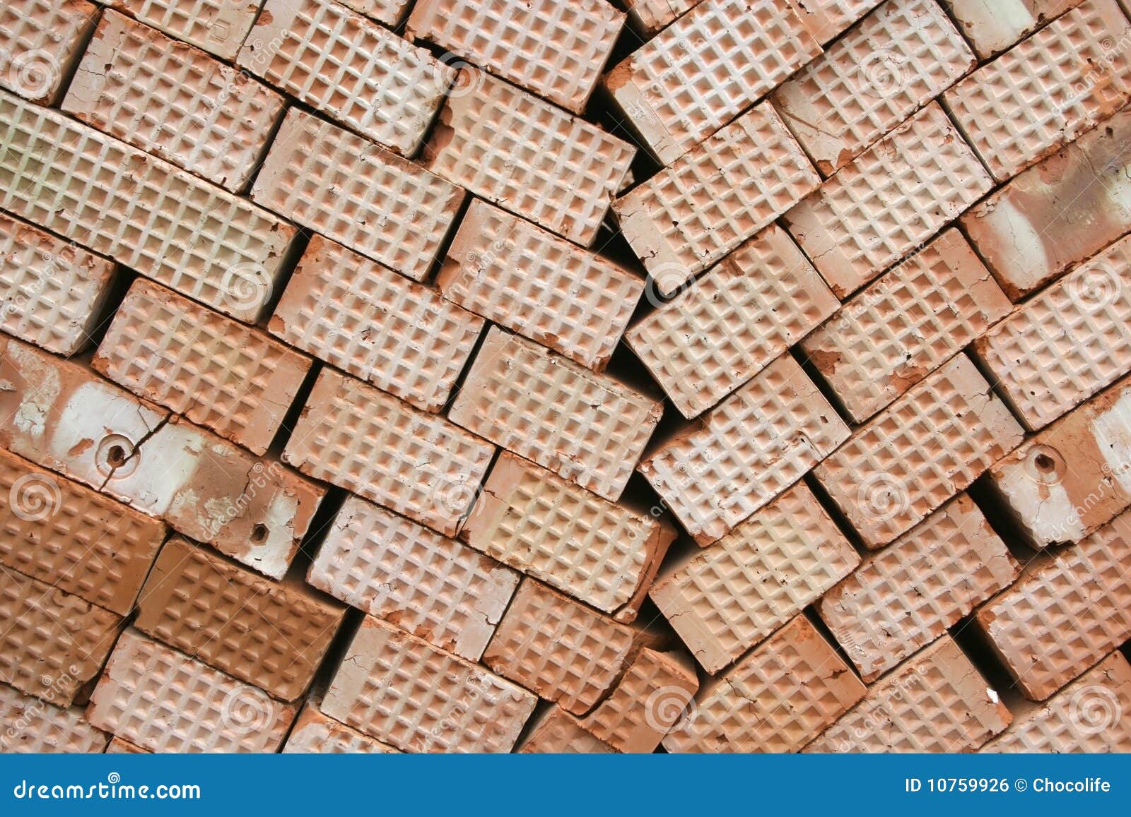 Bricks stock photo. Image of stability, pile, bumpy, rectangle - 10759926