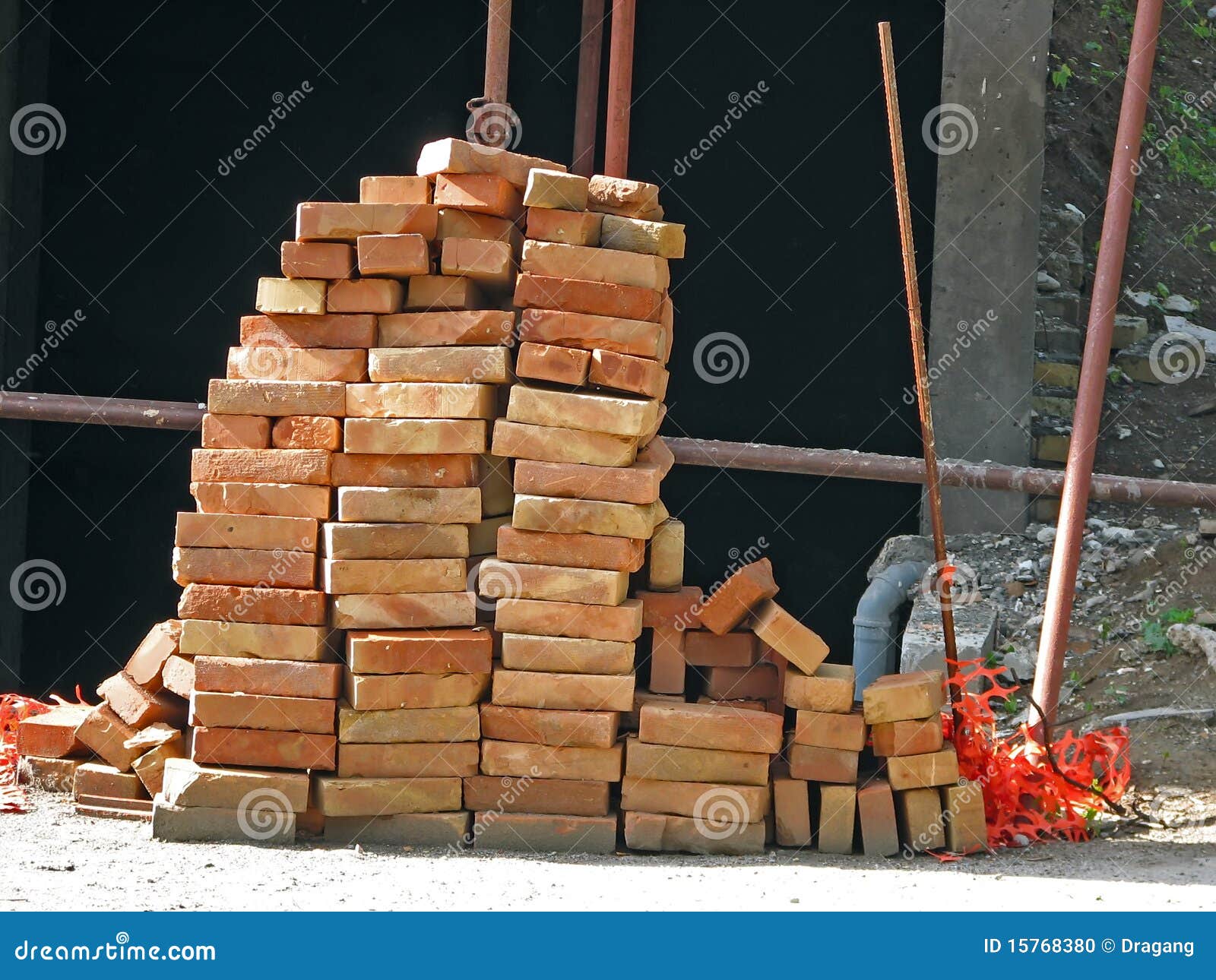 Bricks stock photo. Image of builder, home, masonry, construct - 15768380