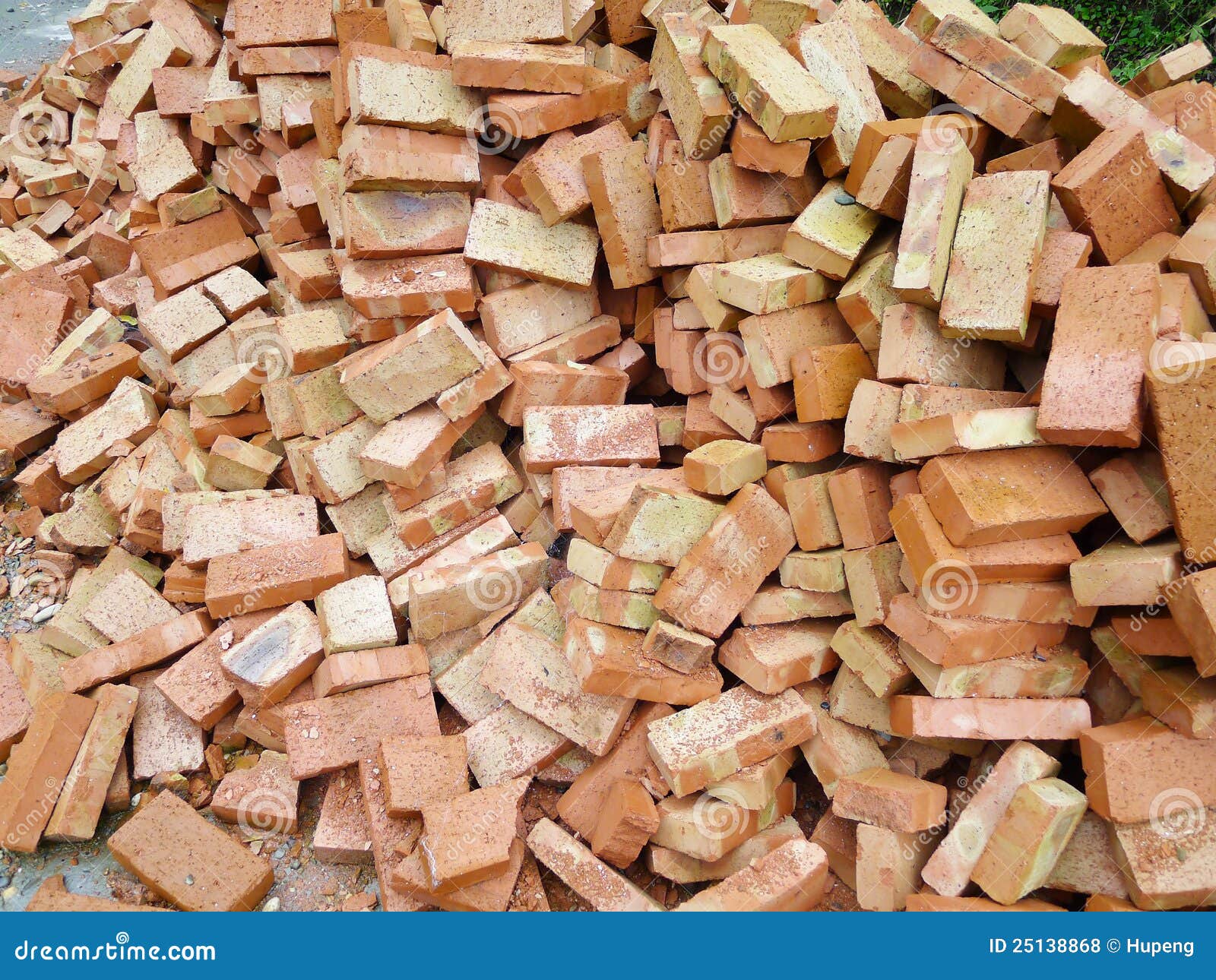 Bricks stock photo. Image of earthquake, concrete, building - 25138868