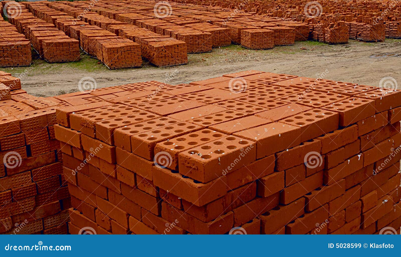 Bricks stock image. Image of baked, yard, building, brick - 5028599