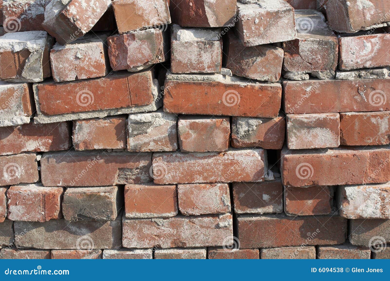Bricks stock photo. Image of damage, rough, detail, concrete - 6094538