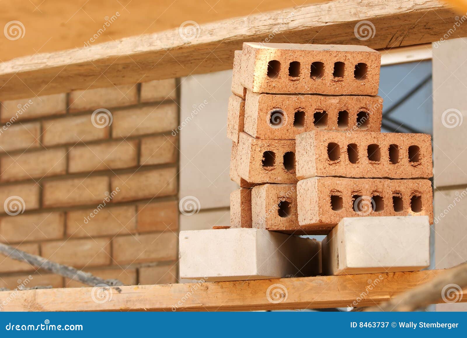 Bricks stock image. Image of house, development, mason - 8463737