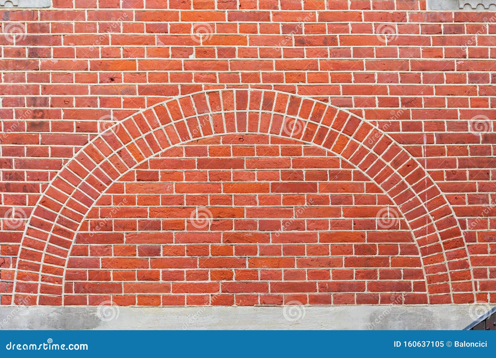 Bricks Arch stock afbeelding. Image of boog, bakstenen - 160637105