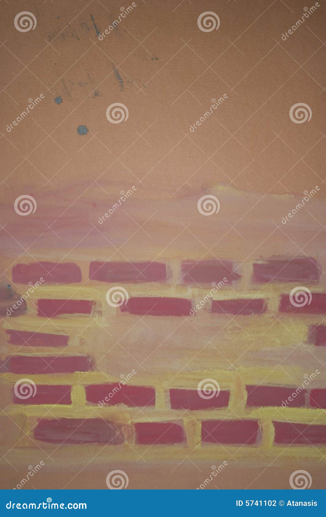 Bricks Art stock photo. Image of brick, abstract, strokes - 5741102