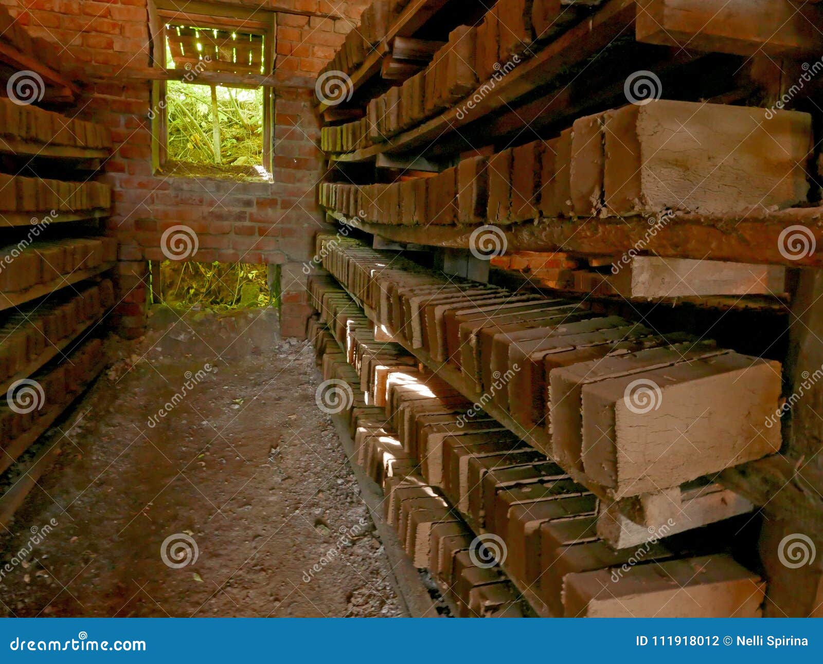 Bricks, brick factory stock photo. Image of bricks, texture - 111918012