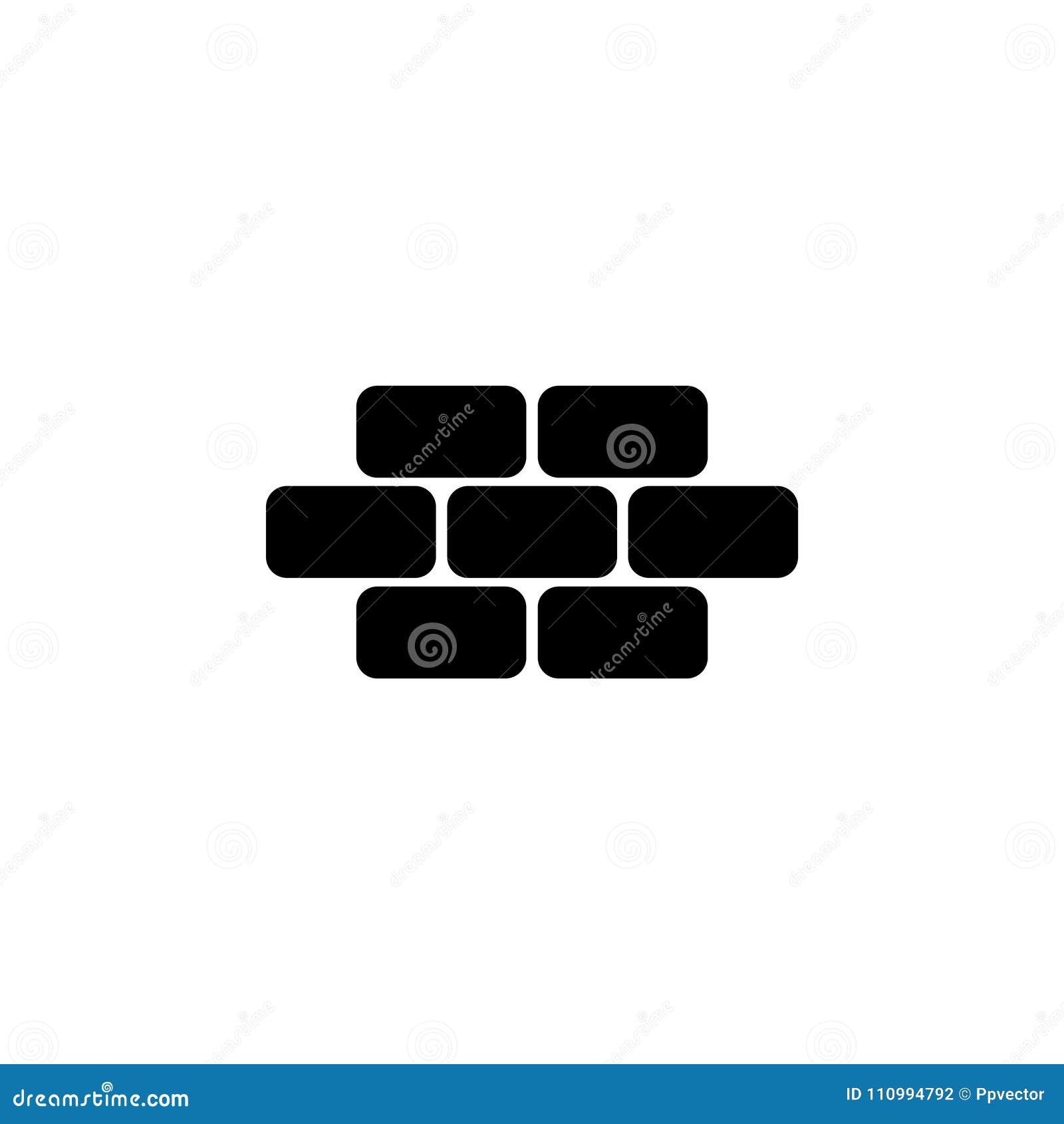 Brickwork. Masonry Bricks In Half. Construction Of A Brick Wall. Brick ...