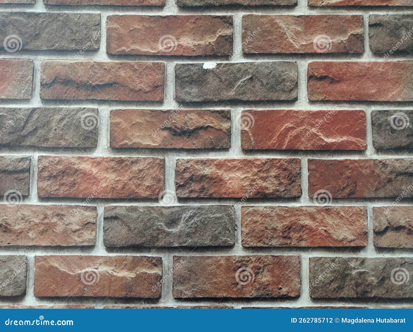 BRICKS with BRIGHT COLOR COMBINATIONS Stock Photo - Image of asphalt ...