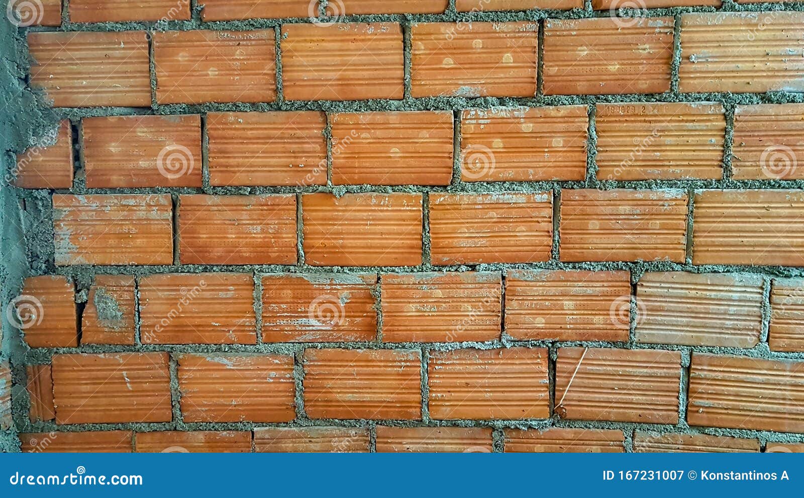 Bricks Cement Construction of Building , Background Stock Image - Image ...