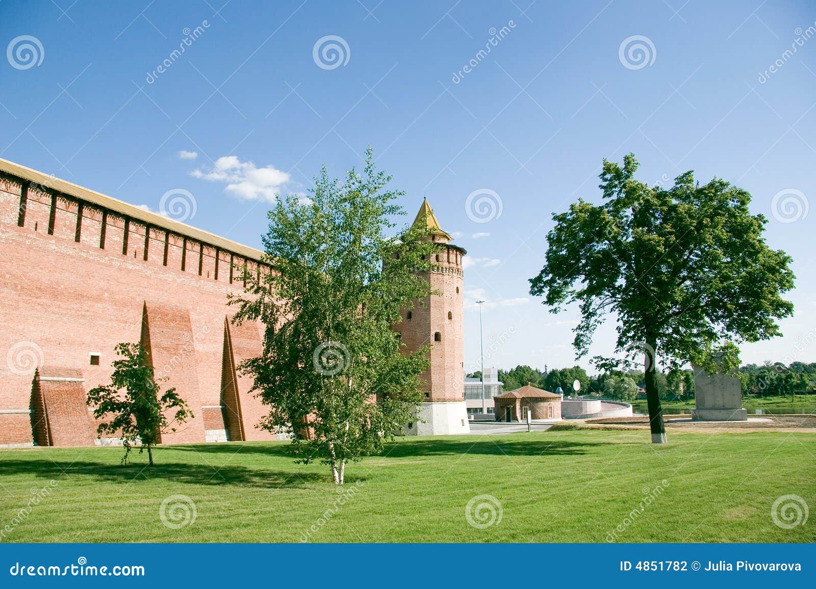 Bricks citadel in Russia stock photo. Image of building - 4851782