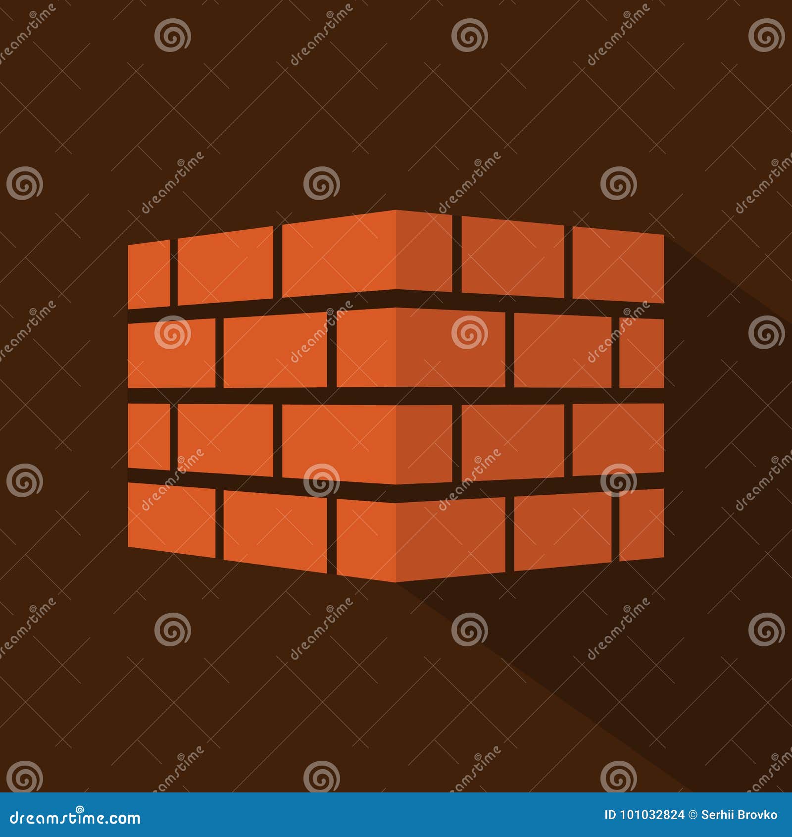 Bricks Icon. Bricks Logo. Isolated On Background. Vector Illustration ...