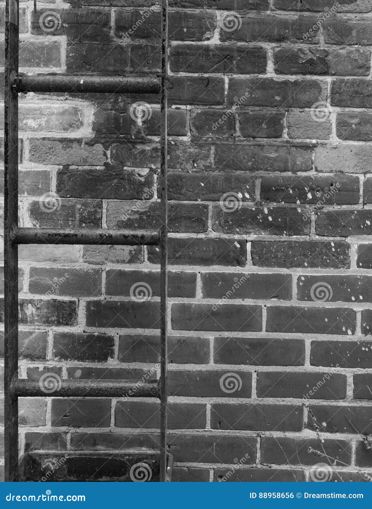 The Bricks and the ladder stock photo. Image of engineering - 88958656